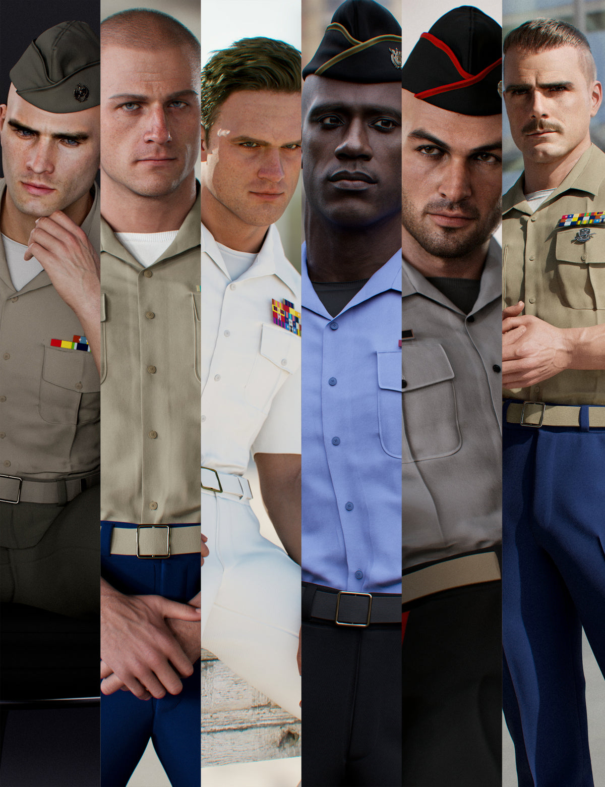 MI Military Service Uniform Type C Bundle – mal3Imagery